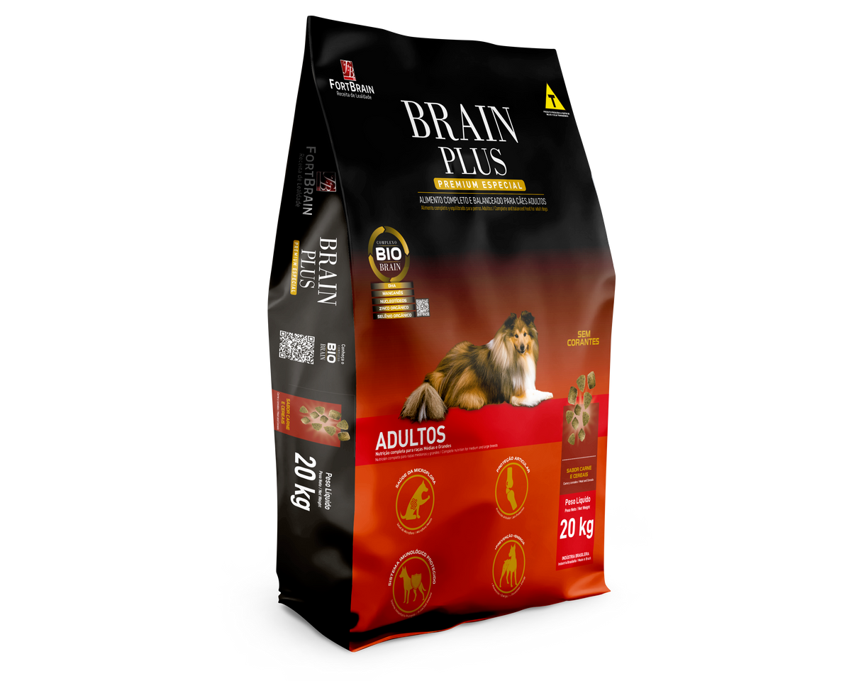 Brain Plus Premium Adulto 20kg Con Regalo – MundoCanino