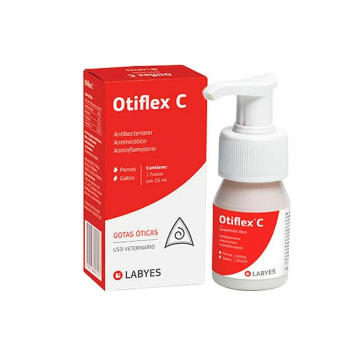 Otiflex C Tratamiento Oidos Labyes 25ml – MundoCanino